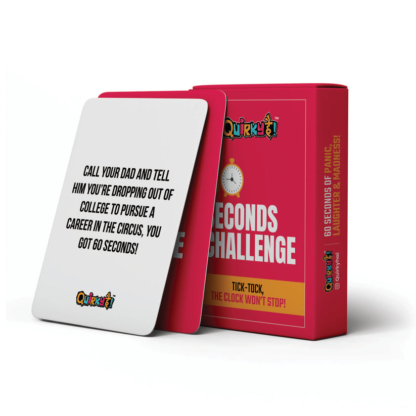 60 Seconds Challenge Game For Friends | Perfect for Parties, Night Outs ...