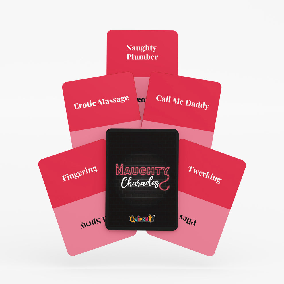 Quirky Hai Naughty Charades: 3 Ways to play- The Ultimate Cheeky Charades Game for Adults ...