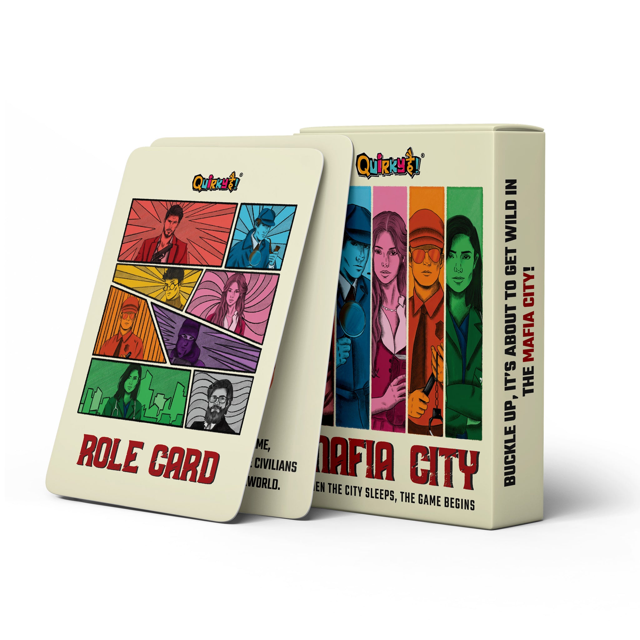 Quirky Hai Mafia City Card Game | Role & Action cards to add unique ...