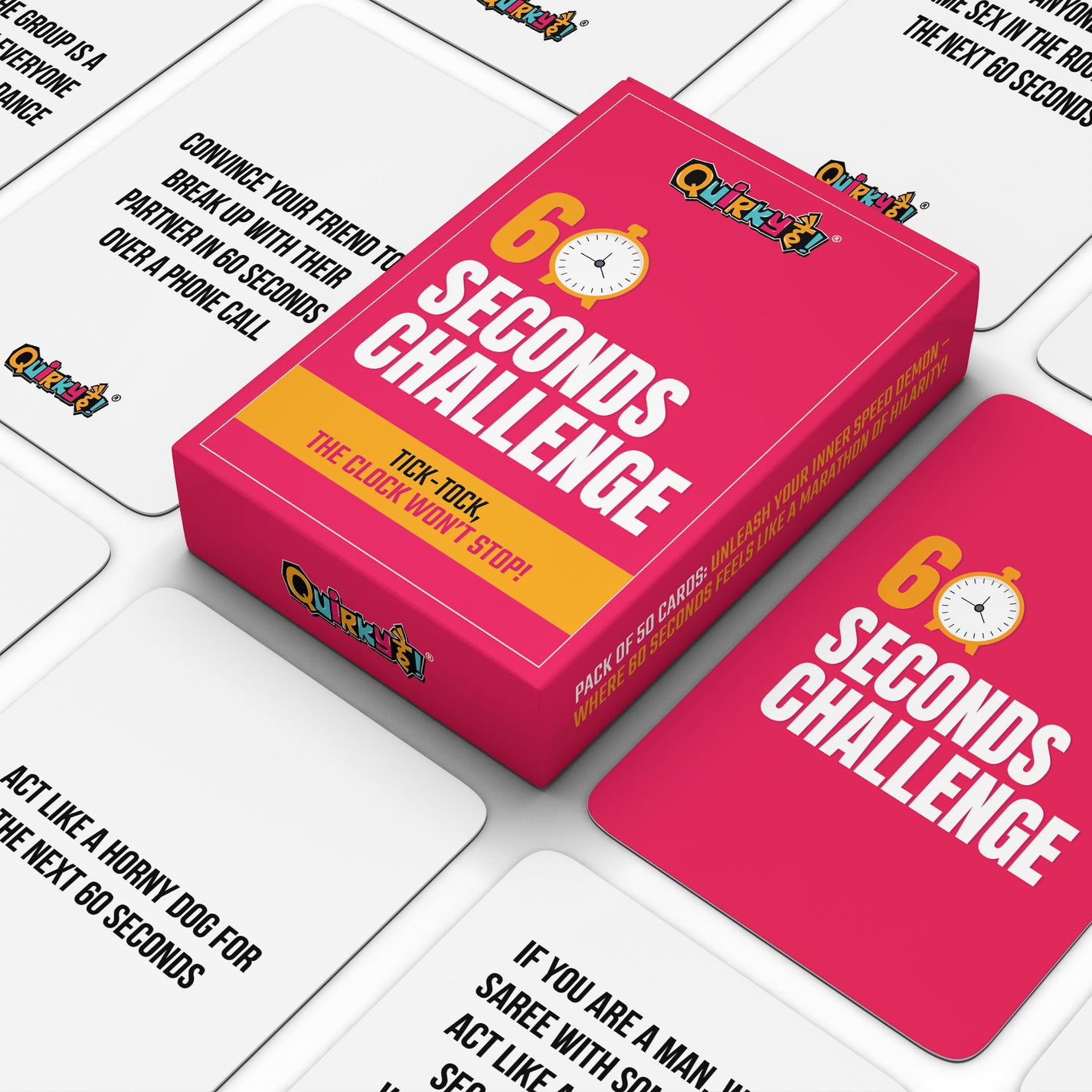 60 Seconds Challenge Game For Friends | Perfect for Parties, Night Outs ...