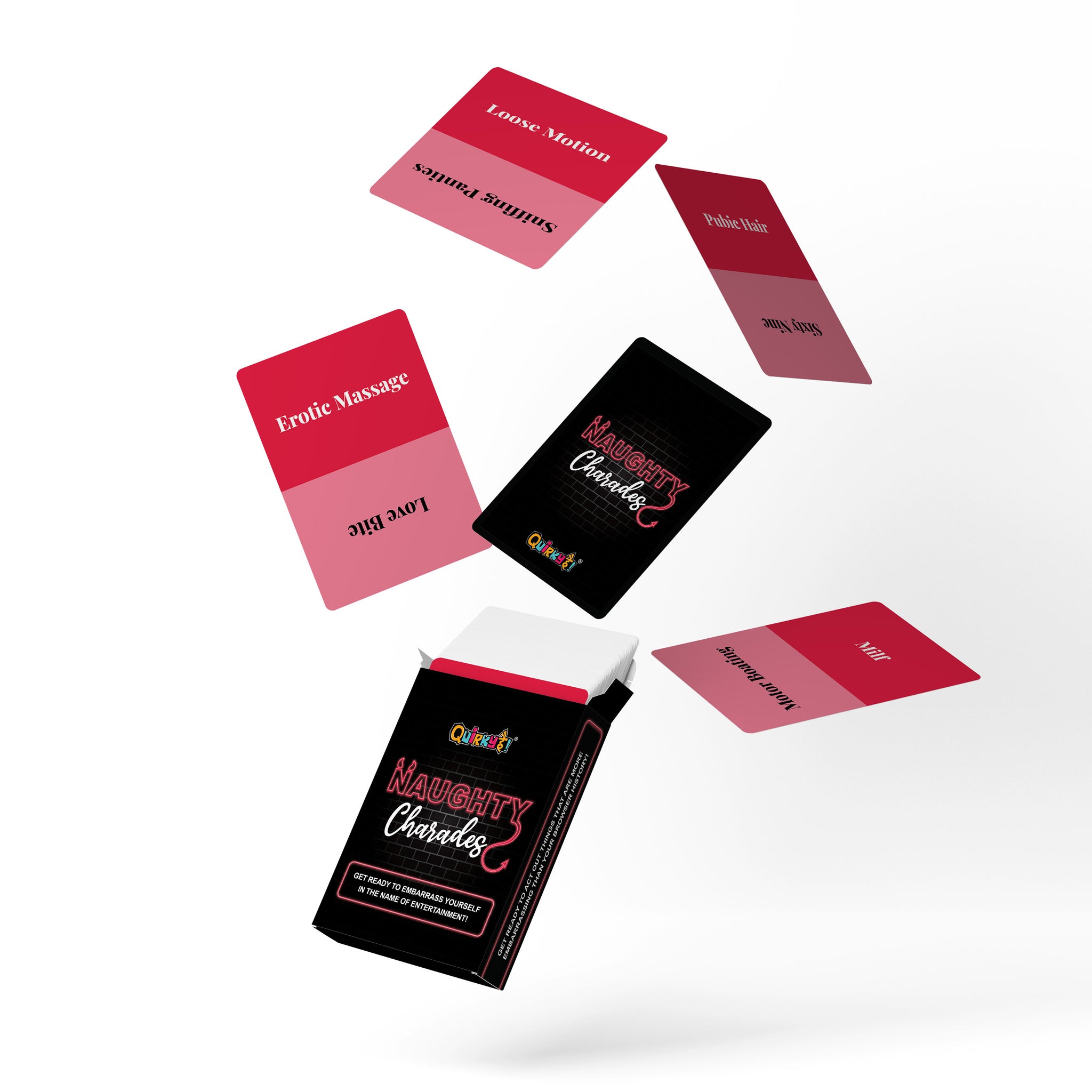 Quirky Hai Naughty Charades: 3 Ways to play- The Ultimate Cheeky Charades Game for Adults ...