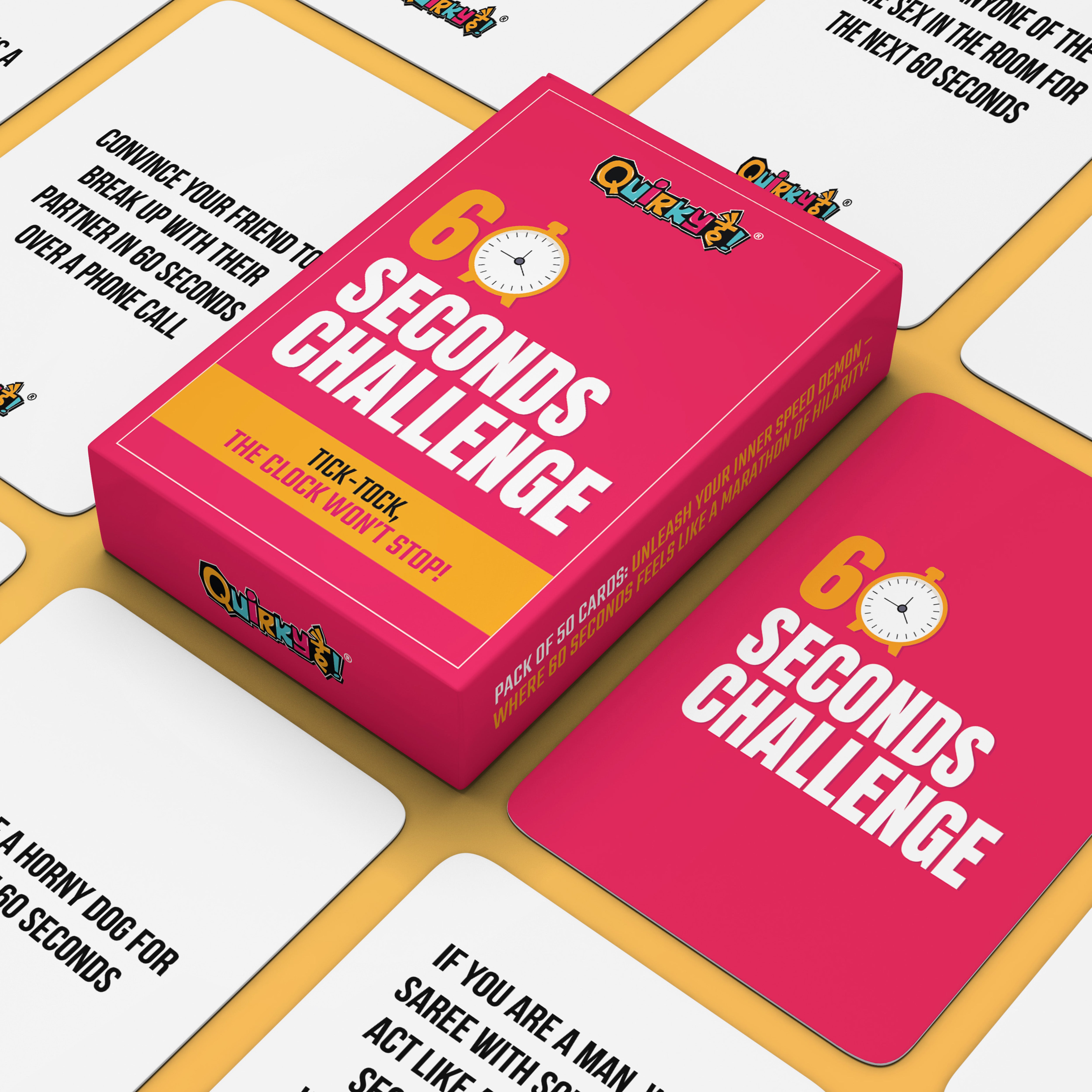 60 Seconds Challenge Game For Friends | Perfect for Parties, Night Outs ...